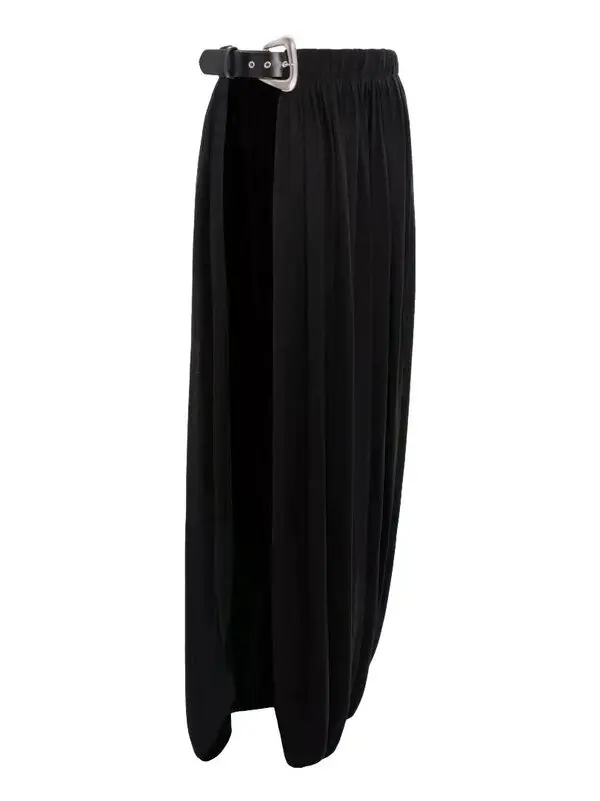 SEEN USERS Belted Pleated Skirt - Black