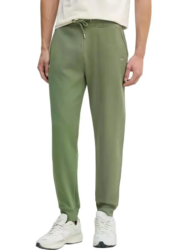 Gant Logo-embroidered Drawstring Track Pants - Green