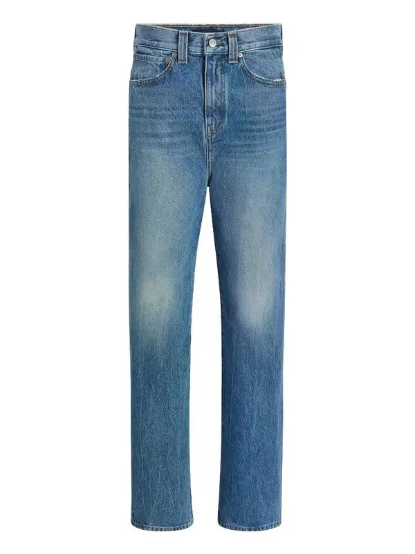 Khaite Bonnie Whiskering Effect Jeans - Blue