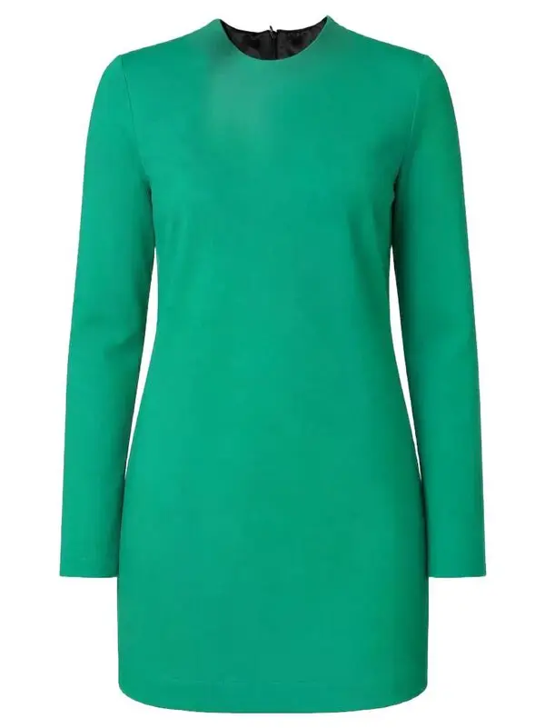 Dolce & Gabbana Long-sleeve Mini Dress - Green