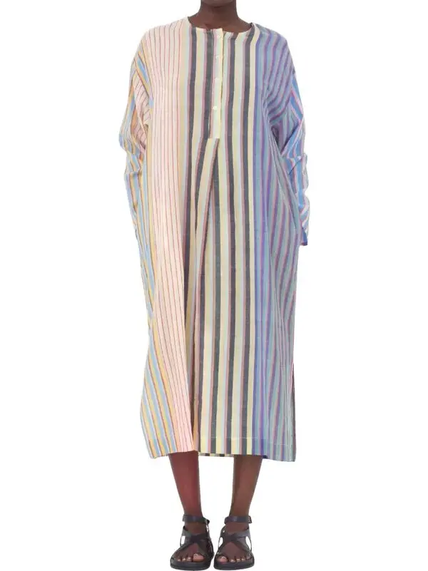 MII Kea Striped Midi Dress - Blue
