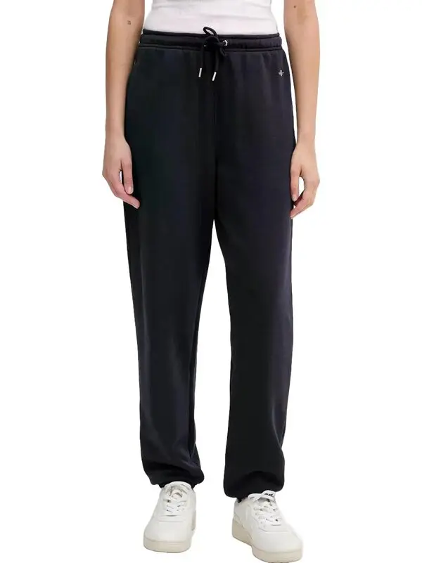 Gant Logo-embroidered Drawstring Track Pants - Blue