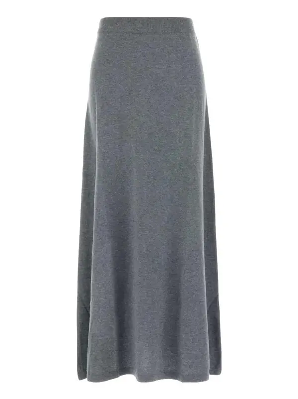 LISA YANG Adrienne Knitted Skirt - Grey