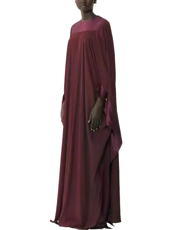 LANVIN Charmeuse Caftan Dress - Red
