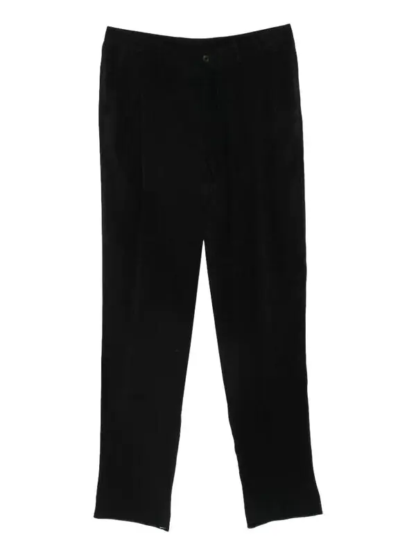 Giorgio Armani Tailored Straight-leg Trousers - Black