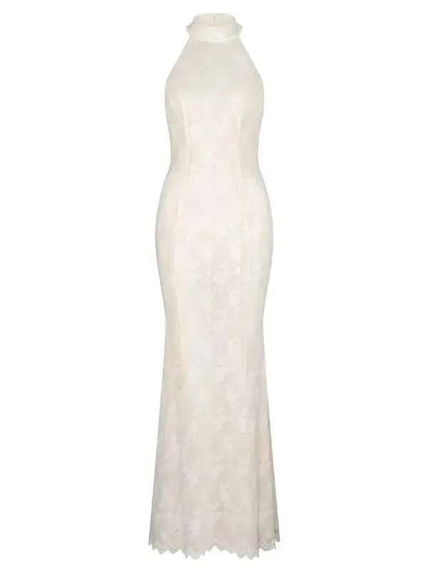 ATOIR Devon Lace-overlay Sleeveless Maxi Dress - Neutrals