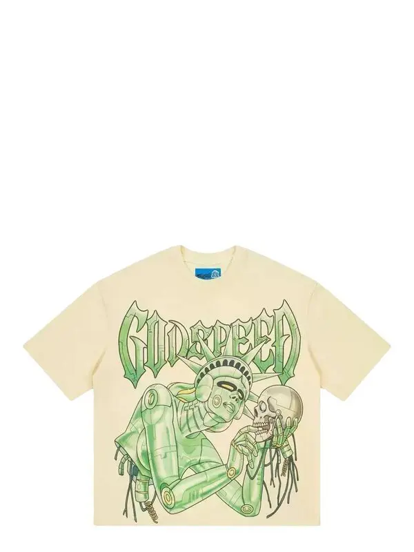 GODSPEED Graphic-print T-shirt - Neutrals