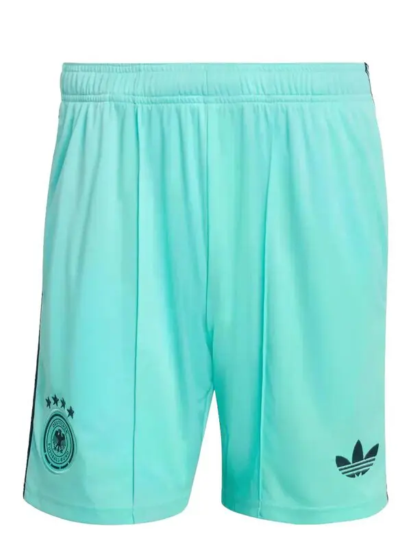 Adidas Germany Side Stripe Shorts - Blue
