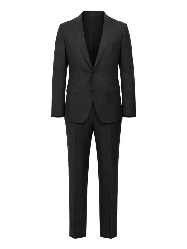 Corneliani Check-pattern Single-breasted Suit - Grey