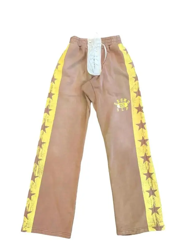 SECND SLF All Star Field Day Track Pants - Brown