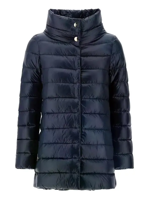 Herno Amelia Quilted High-neck Jacket - Blue