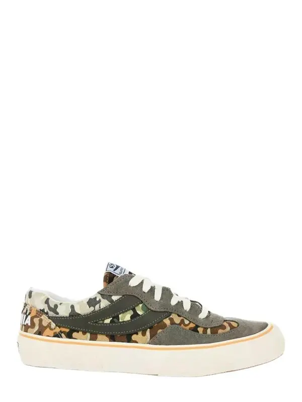 Superga Camouflage Print Low-top Sneakers - Green