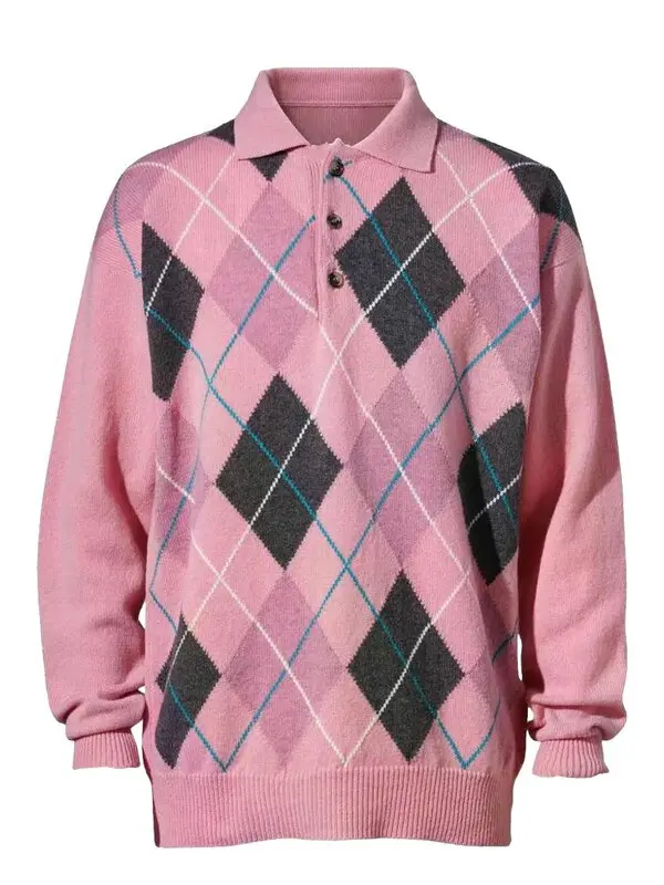 JW Anderson X Pringle Of Scotland Polo Shirt - Pink