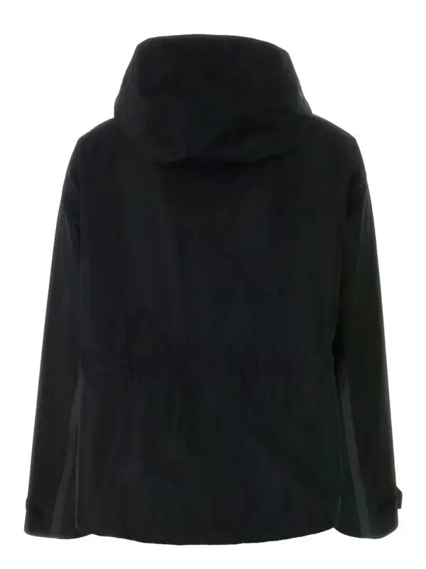 Herno Hooded Windbreaker Jacket - Black