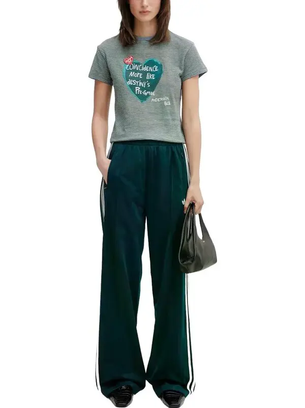 Adidas Firebird Track Trousers - Green