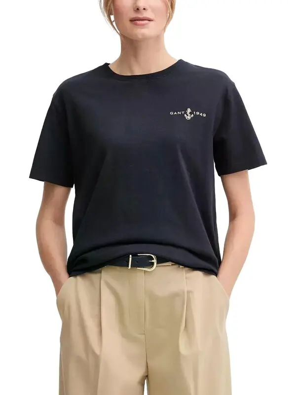 Gant Anchor Motif T-shirt - Blue