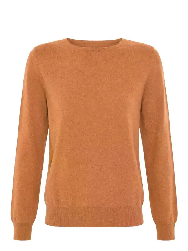 Malo Crew-neck Long-sleeve Sweater - Orange