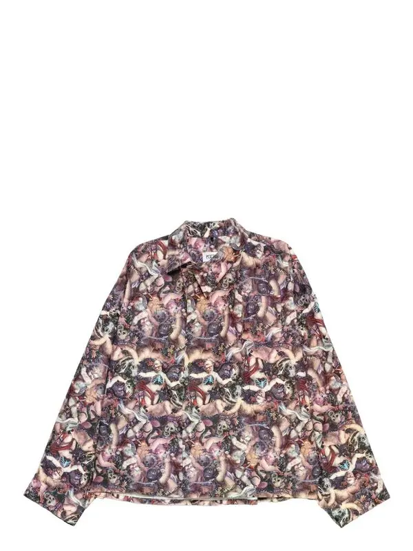 KIDILL All-over Graphic-print Shirt - Purple