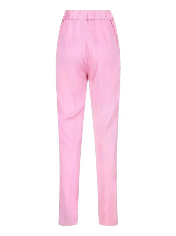 SA SU PHI Adriana Satin Trousers - Pink