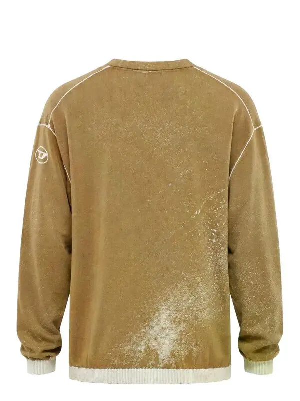 DIESEL® K-clarence Faded-effect Cardigan - Brown