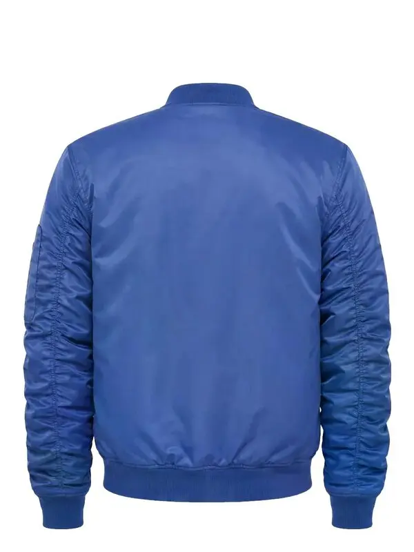 DIESEL® Ross Quilted Bomber Jacket - Blue