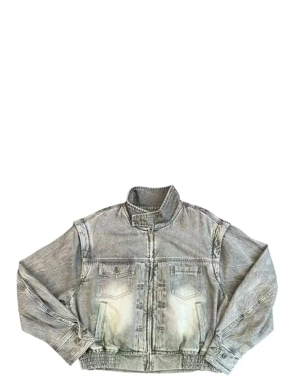 FENG CHEN WANG Long-sleeve Zip Jacket - Grey