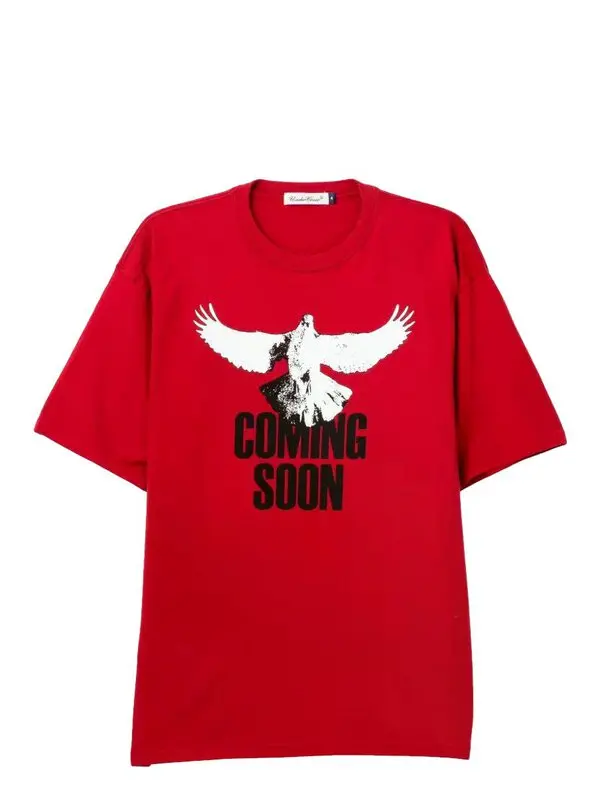 Undercover Slogan-print T-shirt - Red