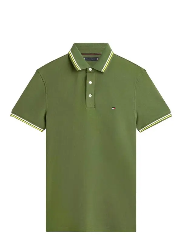 Tommy Hilfiger Logo-embroidery Polo Shirt - Green
