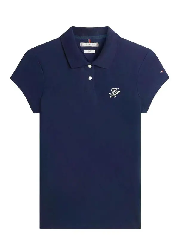 Tommy Hilfiger 1985 Embroidered Polo T-shirt - Blue