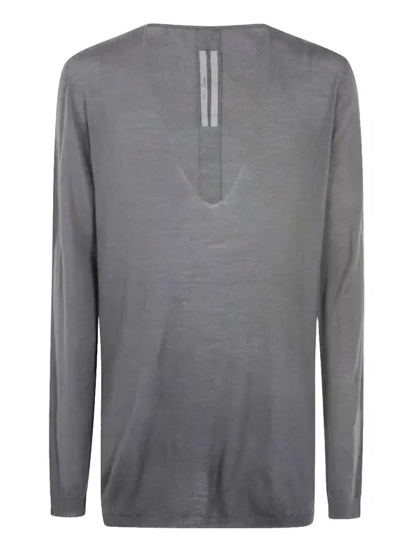 Rick Owens V-neck T-shirt - Grey