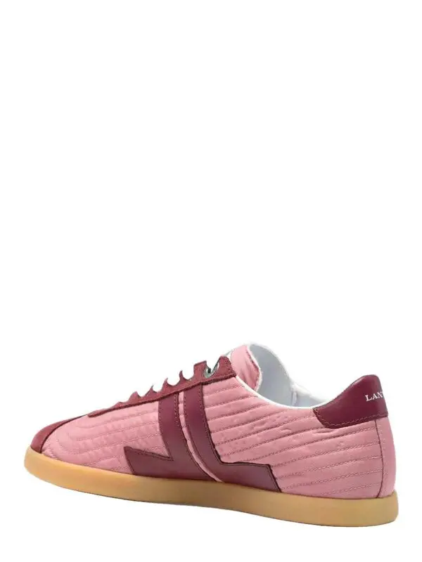 LANVIN Quilted Logo Sneakers - Pink