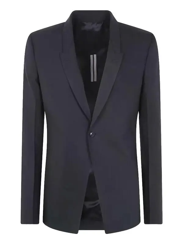 Rick Owens Single-breasted Blazer - Black