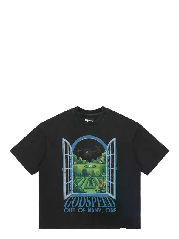 GODSPEED Graphic-print T-shirt - Black