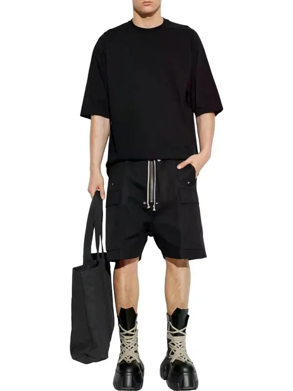 Rick Owens Short-sleeve Cotton T-shirt - Black
