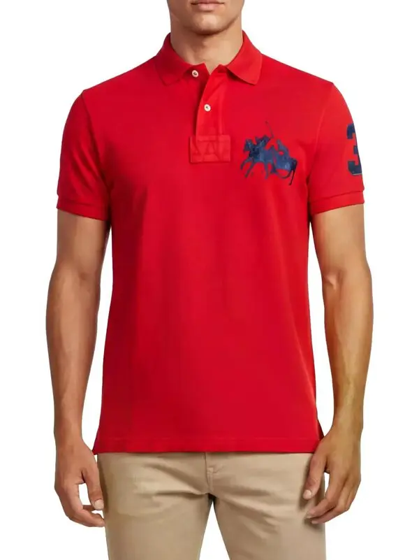 Polo Ralph Lauren Logo-embroidered Polo Shirt - Red