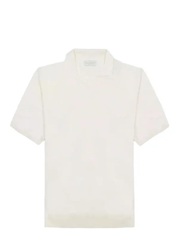 LUIGI GENTILE Fine-knit Short-sleeve T-shirt - Neutrals