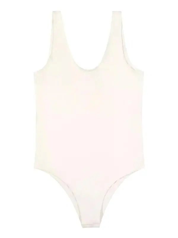 120% Lino Sleeveless Scoop Neck Body - Neutrals