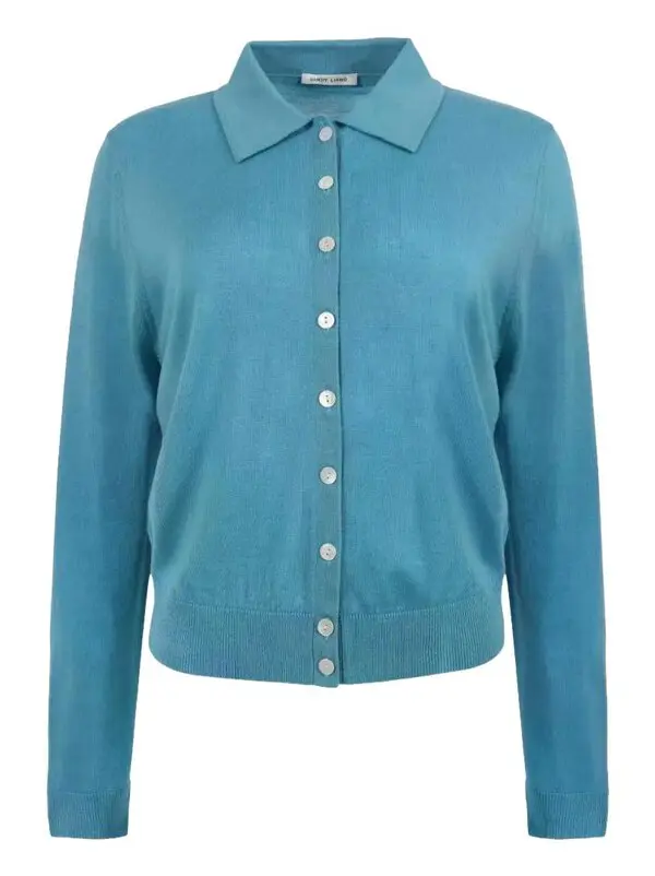 Sandy Liang Button-up Cardigan - Blue