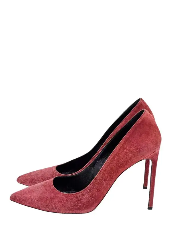 Saint Laurent Pointed-toe Stiletto Pumps - Red