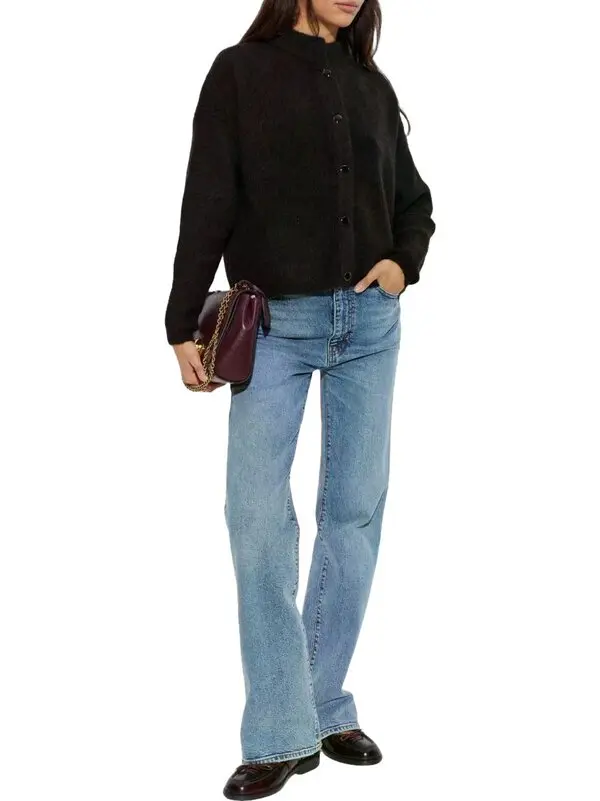 GESTUZ Button-up Cardigan - Brown