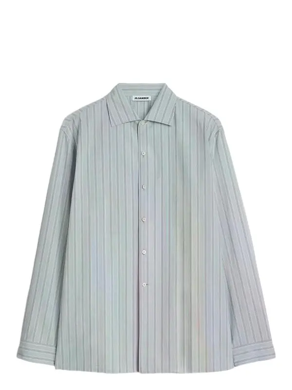 JIL SANDER Striped Shirt - Blue