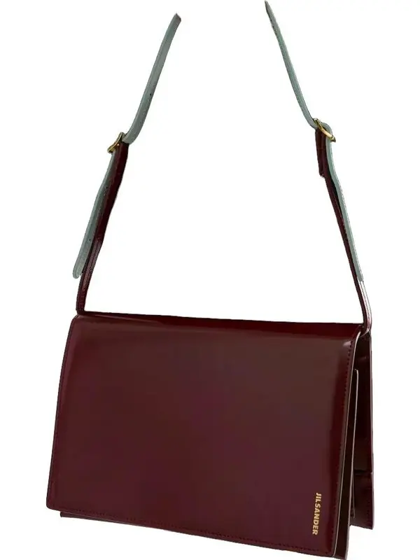 JIL SANDER File Shoulder Bag - Red