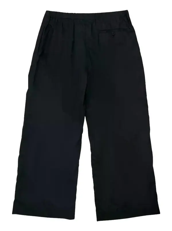 META CAMPANIA COLLECTIVE Trace Pleated Wide-leg Trousers - Black