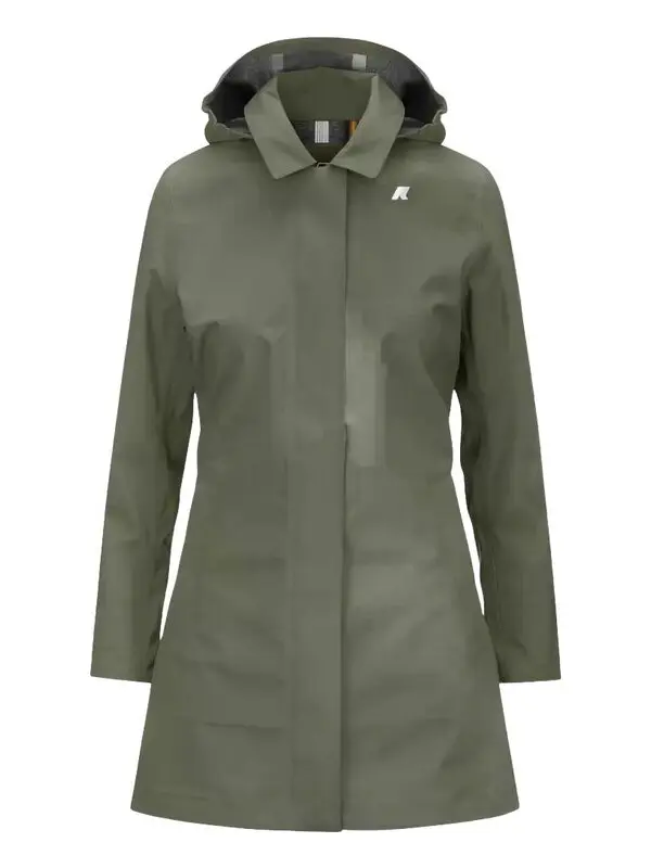K-WAY Mathy Hooded Jacket - Green
