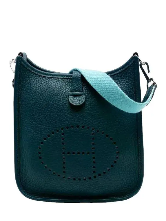 Hermès Clemence Evelyne 16 Amazone Crossbody Bag - Blue