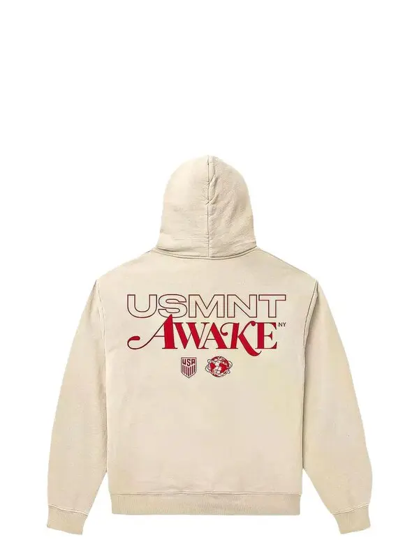 AWAKE NY X Usmnt World Cup '22 Logo Hoodie - Neutrals