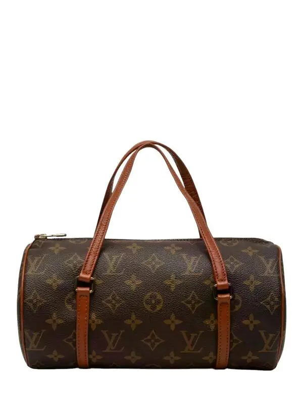 LOUIS VUITTON 1988 Monogram Papillon 26 Handbag - Brown