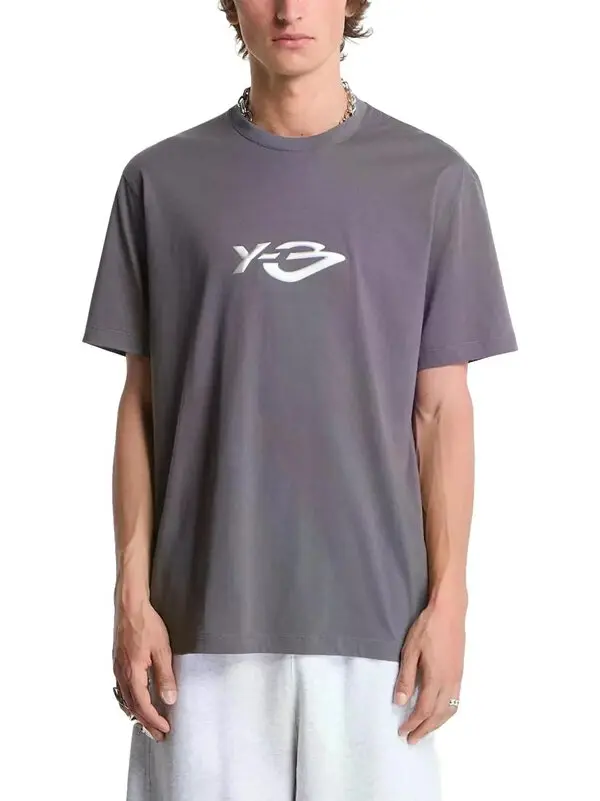 Y3 Liquid Logo T-shirt - Grey