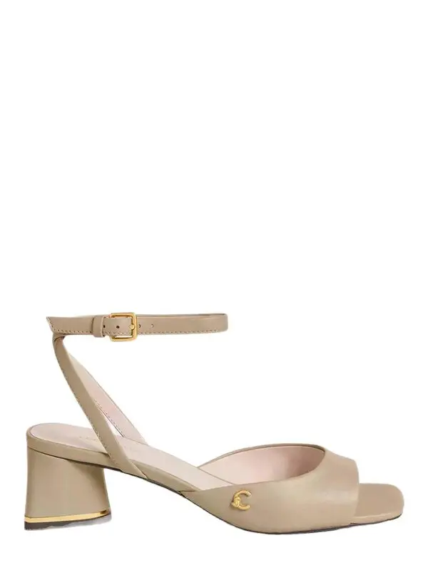 COCCINELLE Buckle-fastening Block-heel Sandals - Neutrals