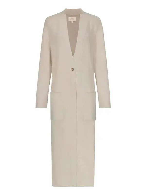 Loulou De Saison Longline Cardigan - Neutrals